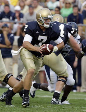 It took two years, but Jimmy Clausen is comfortable as Notre Dame's ...