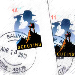 New Scouting stamp suggests many great ways to support getting in touch
