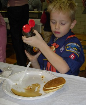 Cub Scouts plan Pancake Supper - an annual feast at Eberwhite Elementary