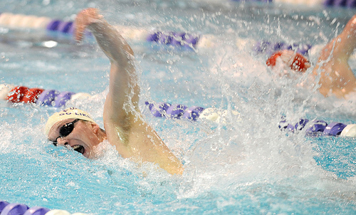 Pioneer swimming stays on Toledo St. Francis' heels, downs Dexter