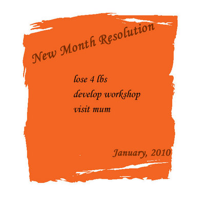New Month Resolutions - a cool new way to meet your goals