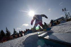 Snowboarders, skiers have a blast at Ann Arbor's first ever "rail jam"