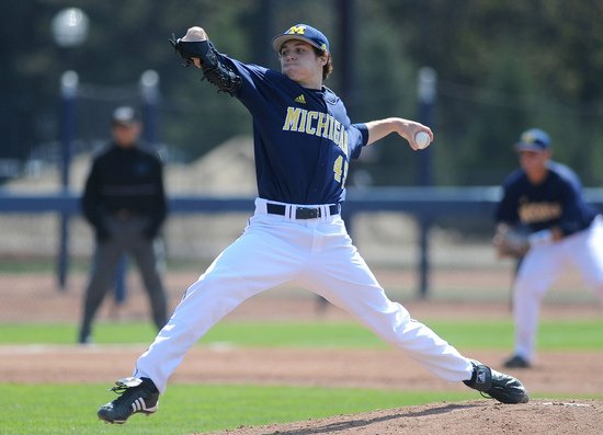 Early offense, solid pitching spark Michigan baseball team to 6-4 win ...