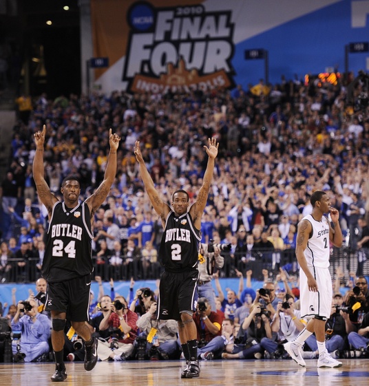 Butler beats Michigan State in NCAA tournament semifinal, 52-50