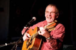Chuck Mitchell performs at the Green Wood Coffee House on Friday