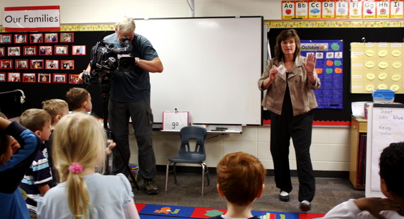 German TV crew visits Ypsilanti preschool