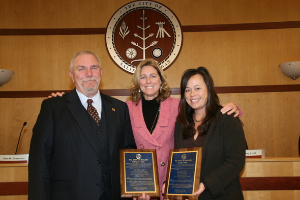 Patrick Little, Alicia Ping honored for combined 28 years on Saline ...