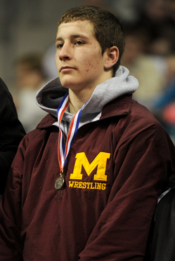 Two Manchester wrestlers come up short in state championship bouts