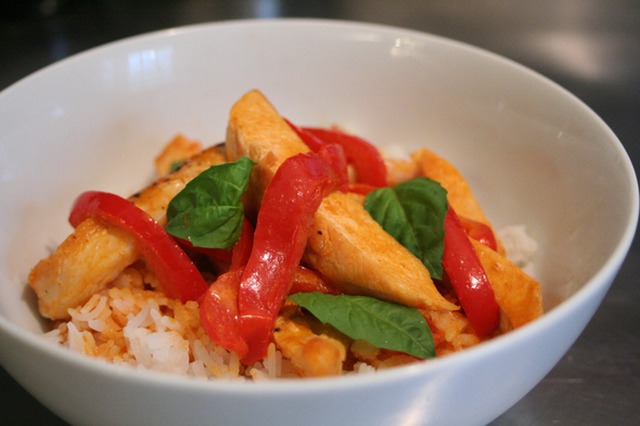 Easy weeknight Thai red curry chicken