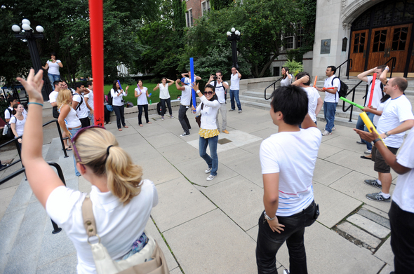 'Flash mobs' turn out to support Make-A-Wish Foundation