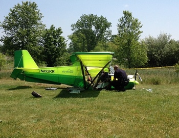 One plane crash victim improves; pilot still critical