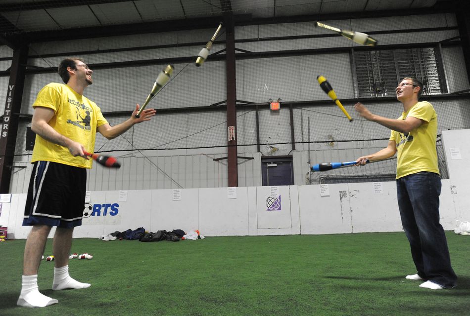Scenes from the Ann Arbor Juggling Arts Festival