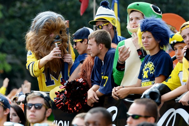 Images from ESPN's "College GameDay" visit to U-M campus