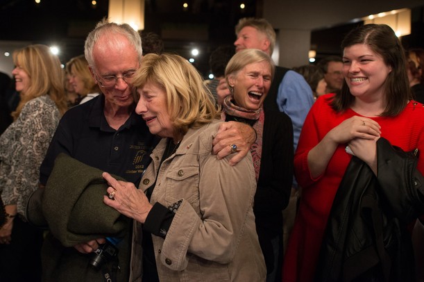 Scenes from election night 2012 in Washtenaw County