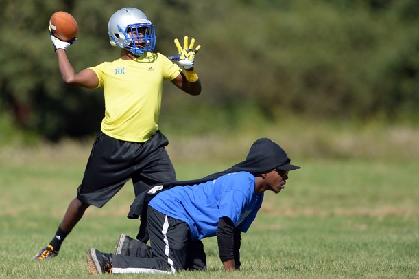 Images from Day 3 of high school football practice at Lincoln High School