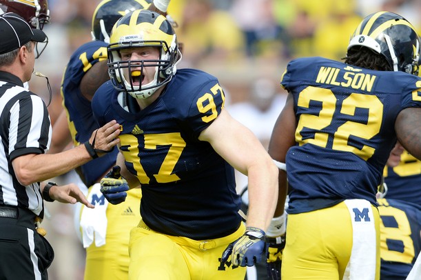 Images from the Michigan football team's dominating 59-9 win over ...