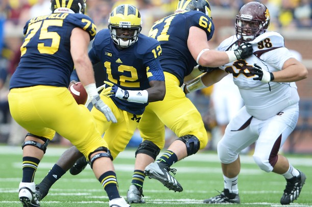 Images from the Michigan football team's dominating 59-9 win over ...