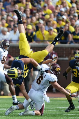 Images from the Michigan football team's dominating 59-9 win over ...