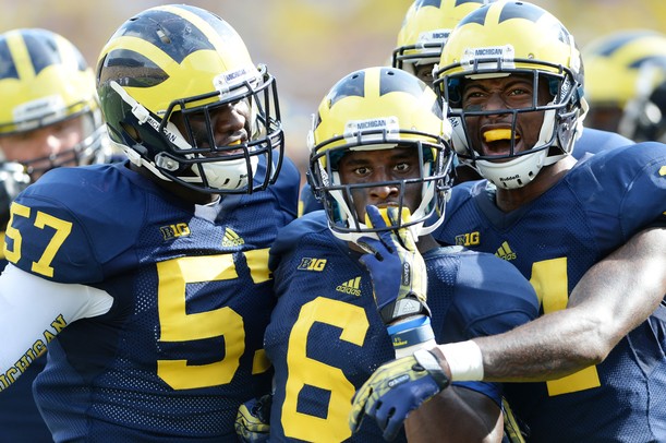 Images from the Michigan football team's dominating 59-9 win over ...