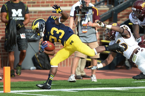 Images from the Michigan football team's dominating 59-9 win over ...
