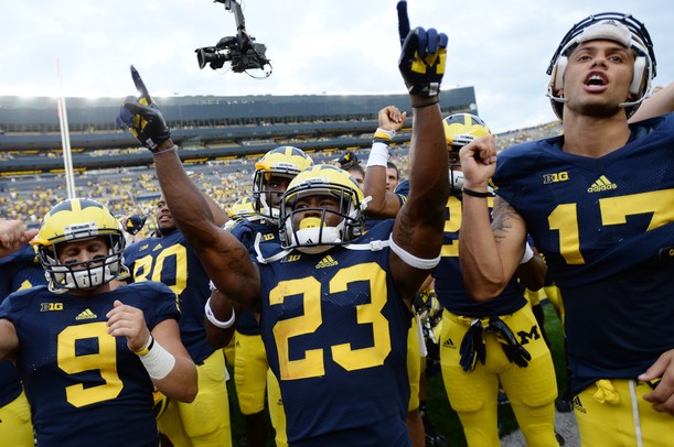 Images from the Michigan football team's dominating 59-9 win over ...