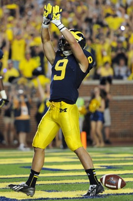 Images from Michigan's 41-30 win over Notre Dame under the lights