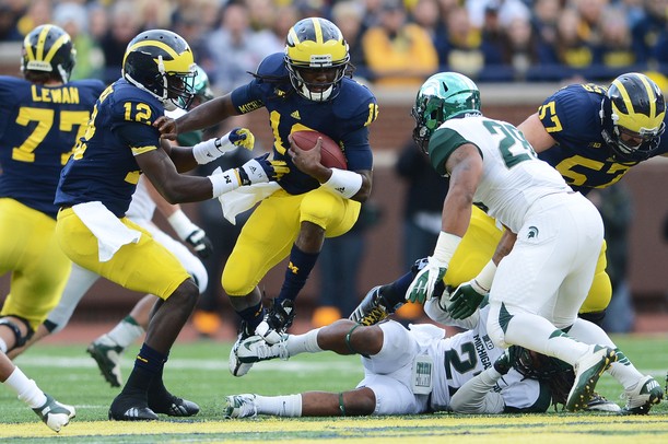 Images from the Michigan vs. Michigan State football game