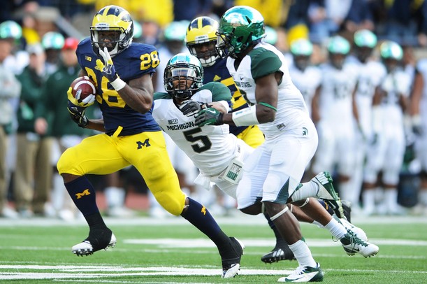 Images from the Michigan vs. Michigan State football game