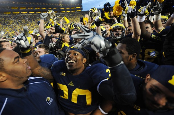 Images from the Michigan vs. Michigan State football game