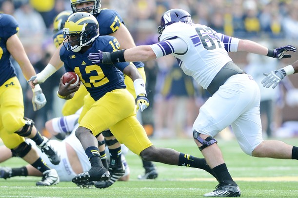 Images from the Michigan vs. Northwestern football game