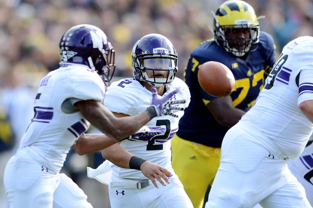 Images from the Michigan vs. Northwestern football game