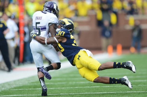 Images from the Michigan vs. Northwestern football game