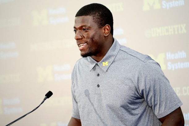 Images from Michigan football's week one Monday press conference