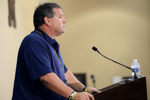 Images from Michigan football's week one Monday press conference