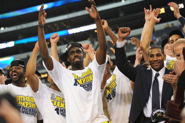 Images from Michigan's Final Four securing 79-59 win over Florida