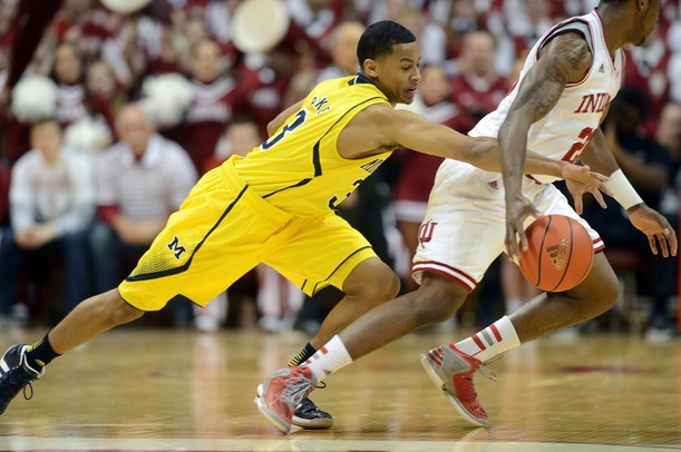 Images from No. 1 vs. No. 3, Michigan loses to Indiana 81-73