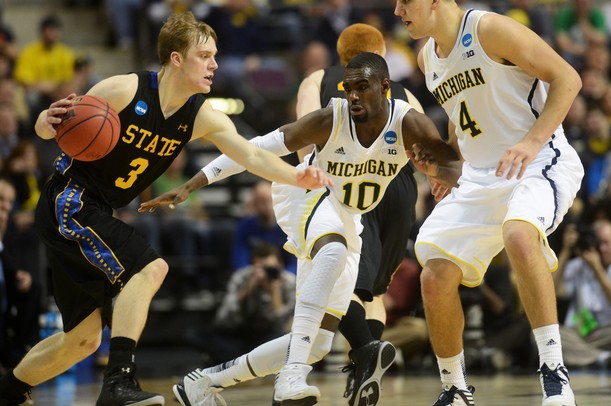 Images from Michigan's 71-56 NCAA Tournament win over South Dakota State