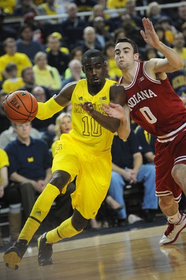 Images from Michigan basketball's 72-71 loss to Indiana Sunday