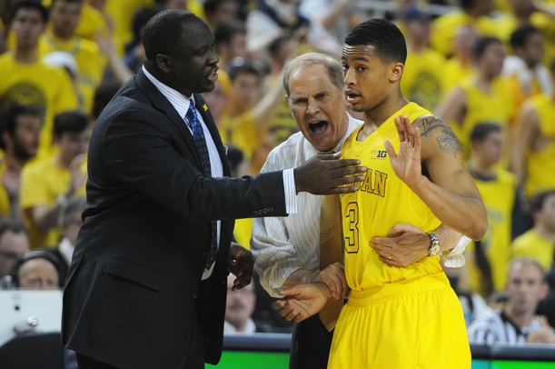 Images from Michigan basketball's 72-71 loss to Indiana Sunday