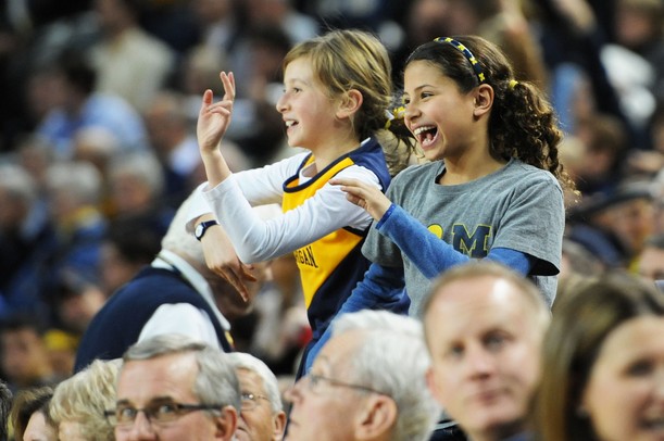 Images from Michigan's 79-72 win over NC State in the ACC/Big Ten Challenge