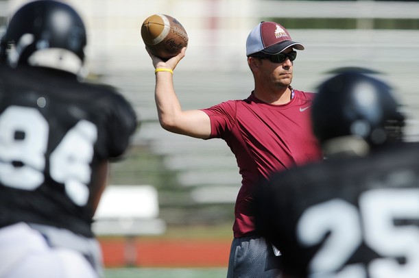 Images from Dexter High School football practice