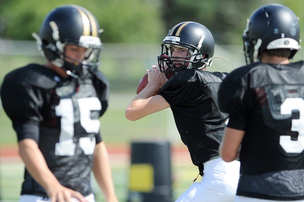 Images from Dexter High School football practice