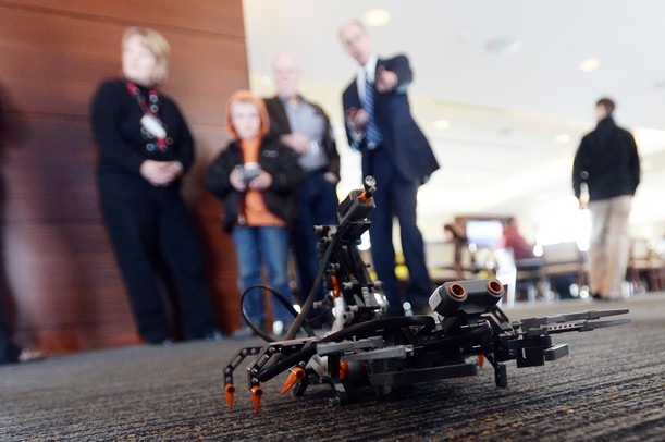 Images from Michigan Robotics Day at the Big House