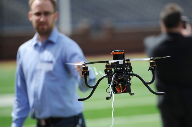Images from Michigan Robotics Day at the Big House