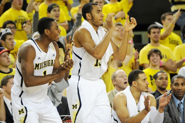 Images from the No. 5 Michigan basketball team's 77-47 win over ...