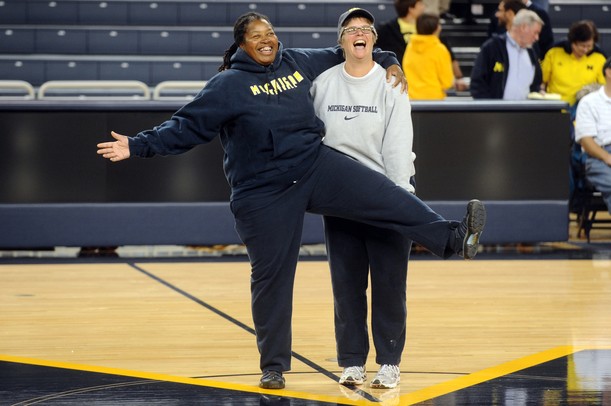 Images from Friday's open house at renovated Crisler Arena