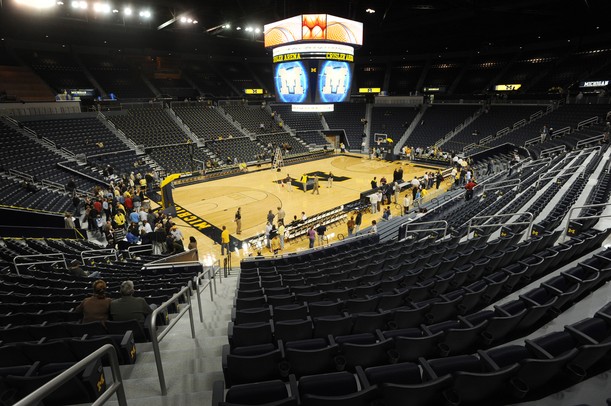 Images from Friday's open house at renovated Crisler Arena