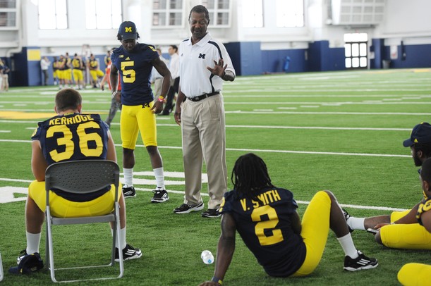 Images from the Michigan football team media day