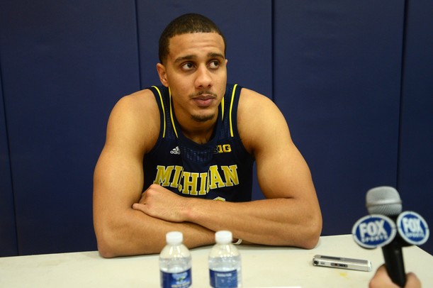Images from the Michigan men's basketball team's media day