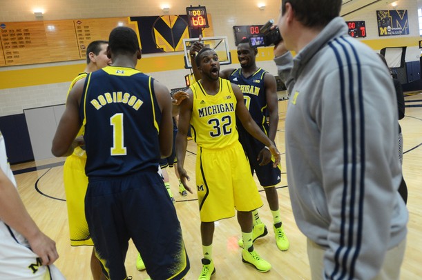 Images from the Michigan men's basketball team's media day